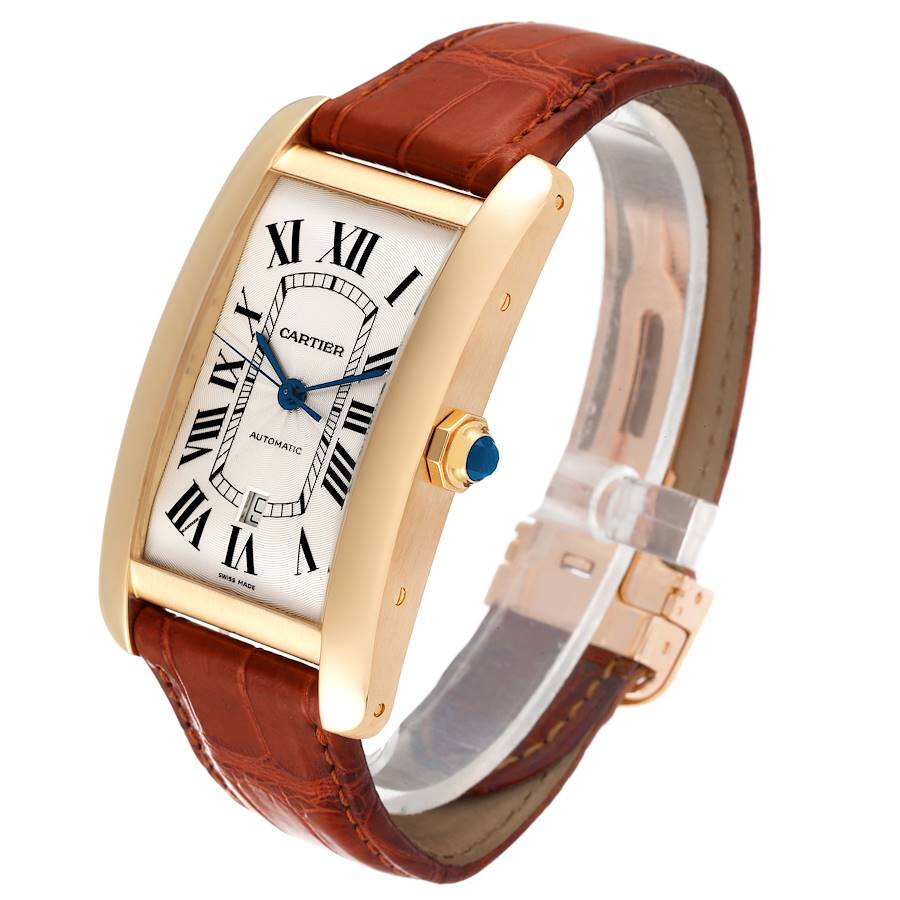 Cartier Tank Americaine Yellow Gold W2609756 | SwissWatchExpo