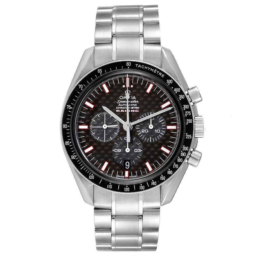Omega Speedmaster Professional Racing Steel Mens Watch 3552.59.00 Card ...