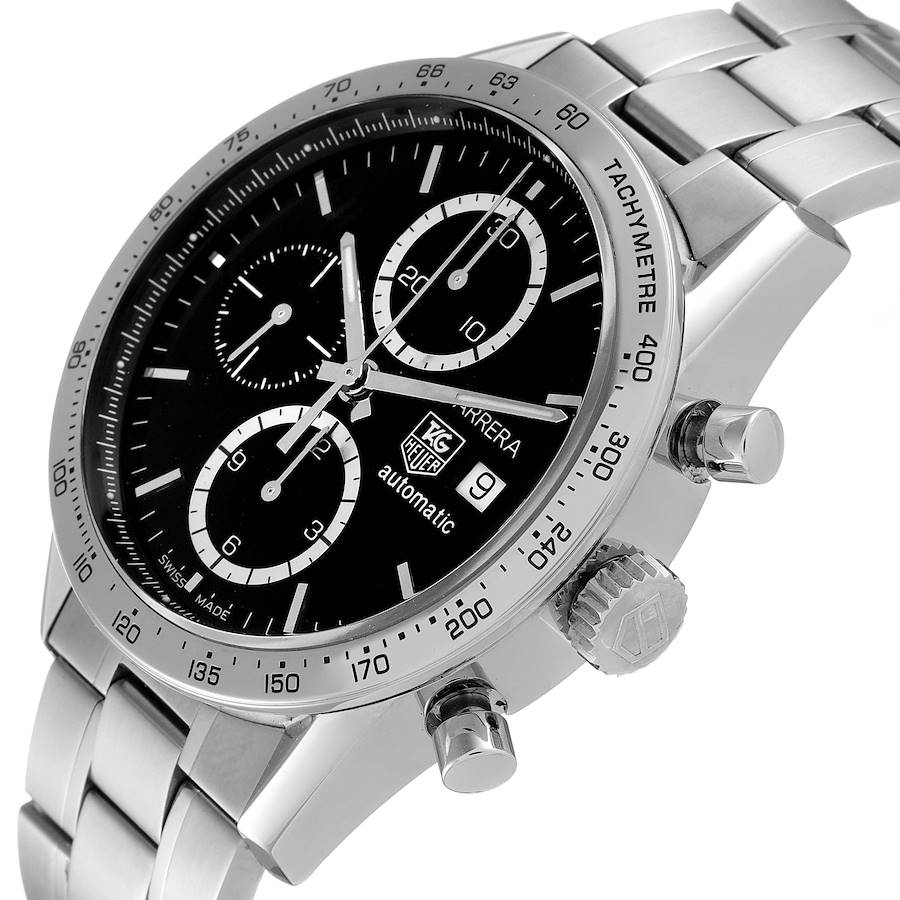 Tag Heuer Carrera Stainless Steel CV2016 | Stock 38306 | SwissWatchExpo