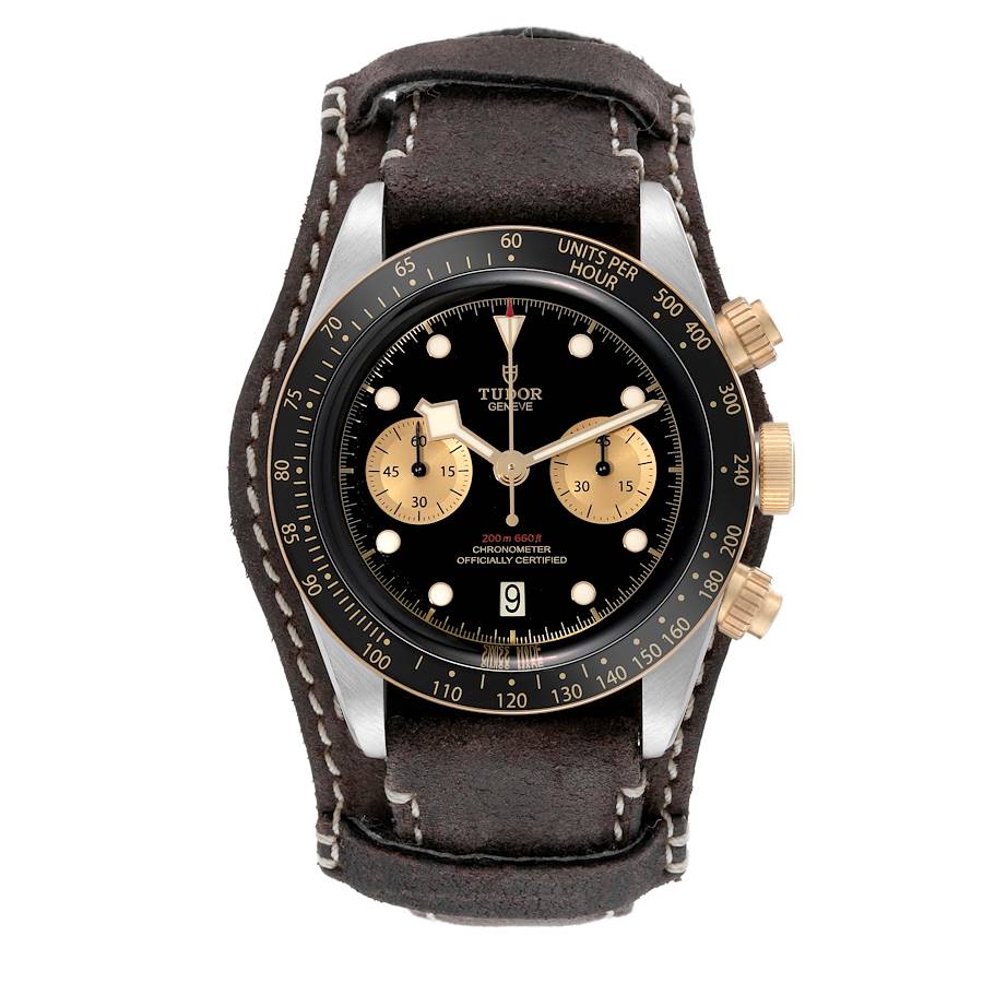 Tudor Heritage Black Bay Steel Yellow Gold Mens Watch 79363 Box Card ...
