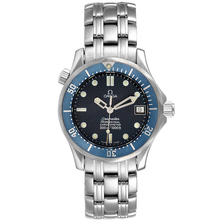 Omega Seamaster Midsize 36mm Blue Dial Steel Mens Watch 2551.80.00 ...