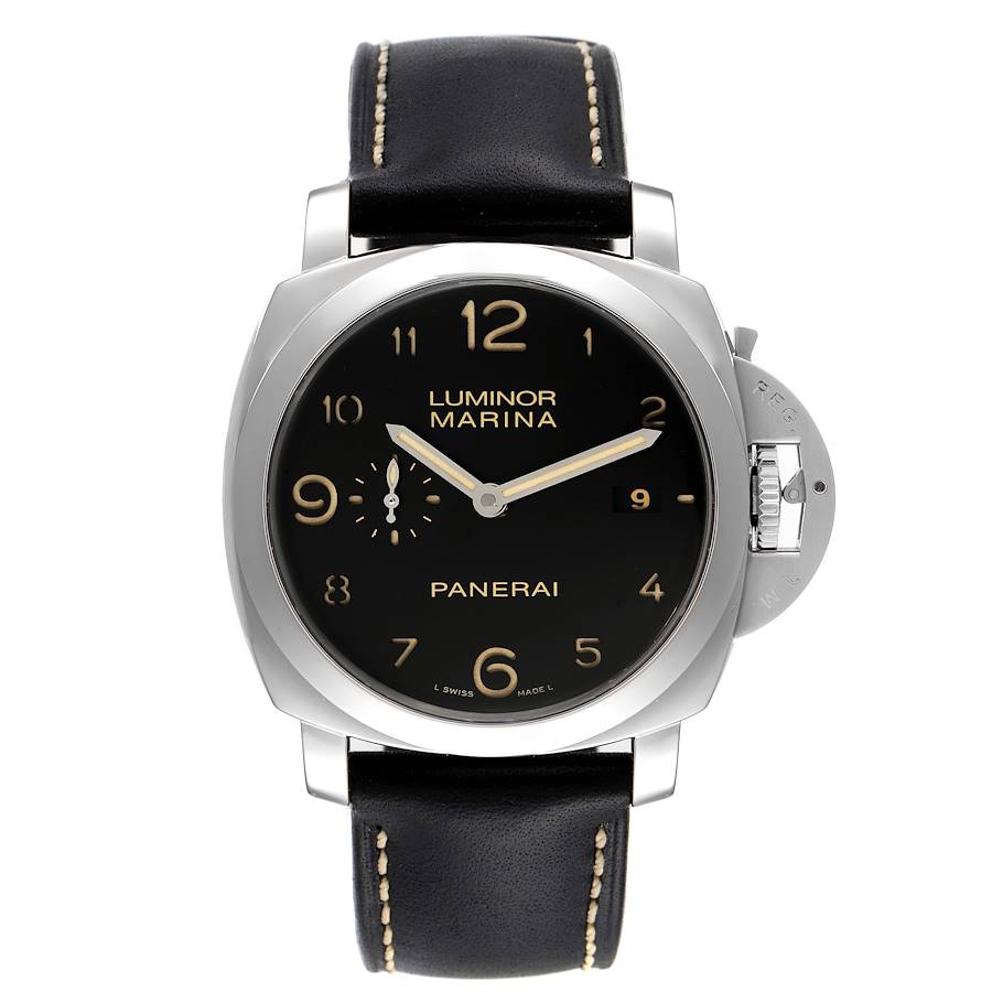 Panerai Luminor Marina 1950 44mm Steel Mens Watch PAM359 PAM00359 ...