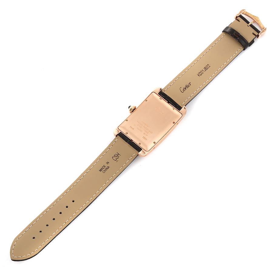 Buy Cartier Tank Americaine Rose Gold W2609156 | SwissWatchExpo