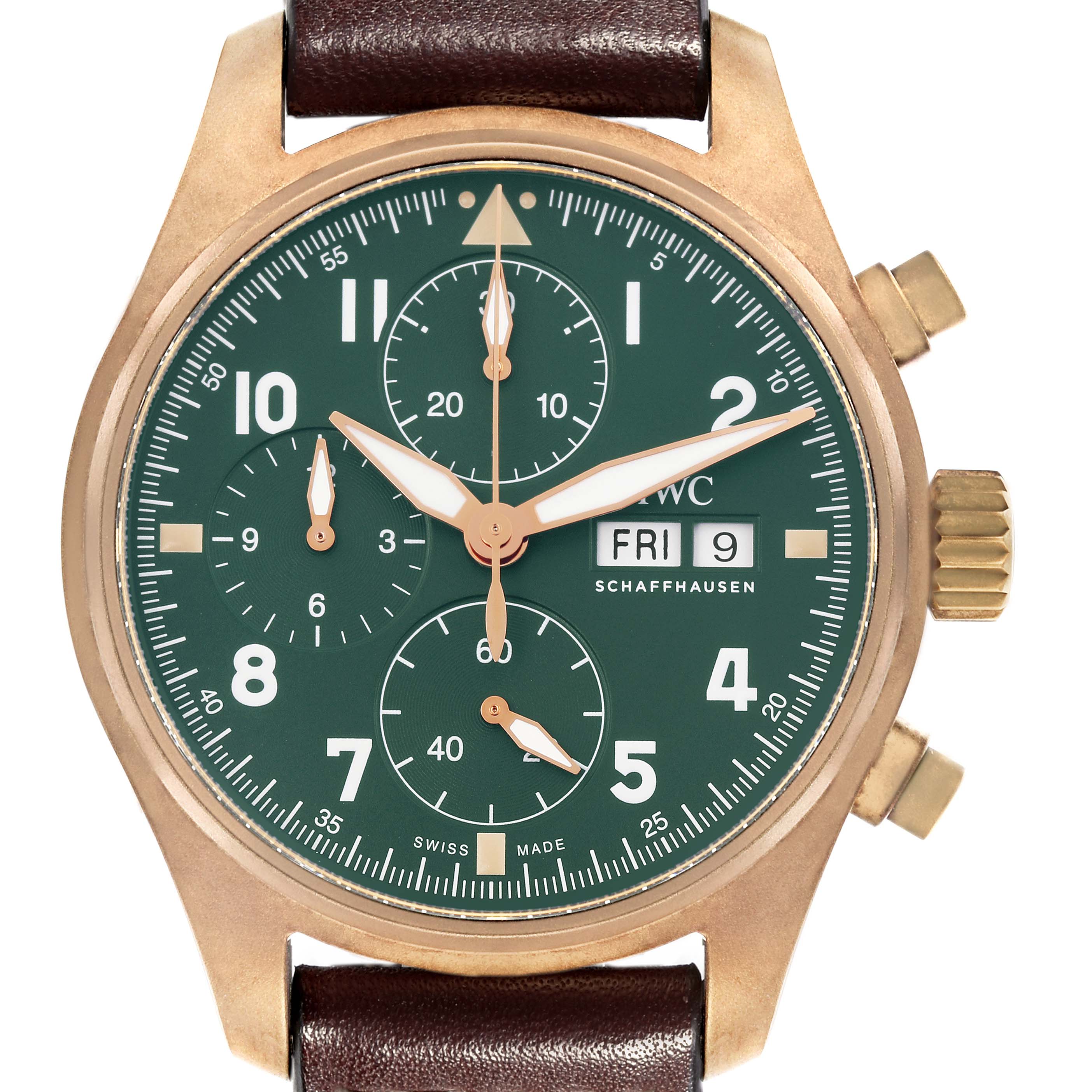 IWC Pilot Bronze IW387902 | SwissWatchExpo
