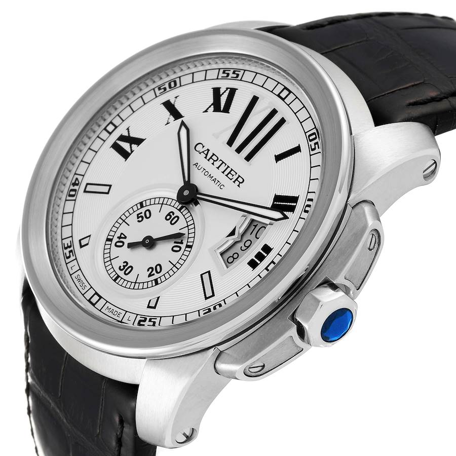 Cartier Calibre de Cartier Stainless Steel W7100037 | Stock 47521 ...