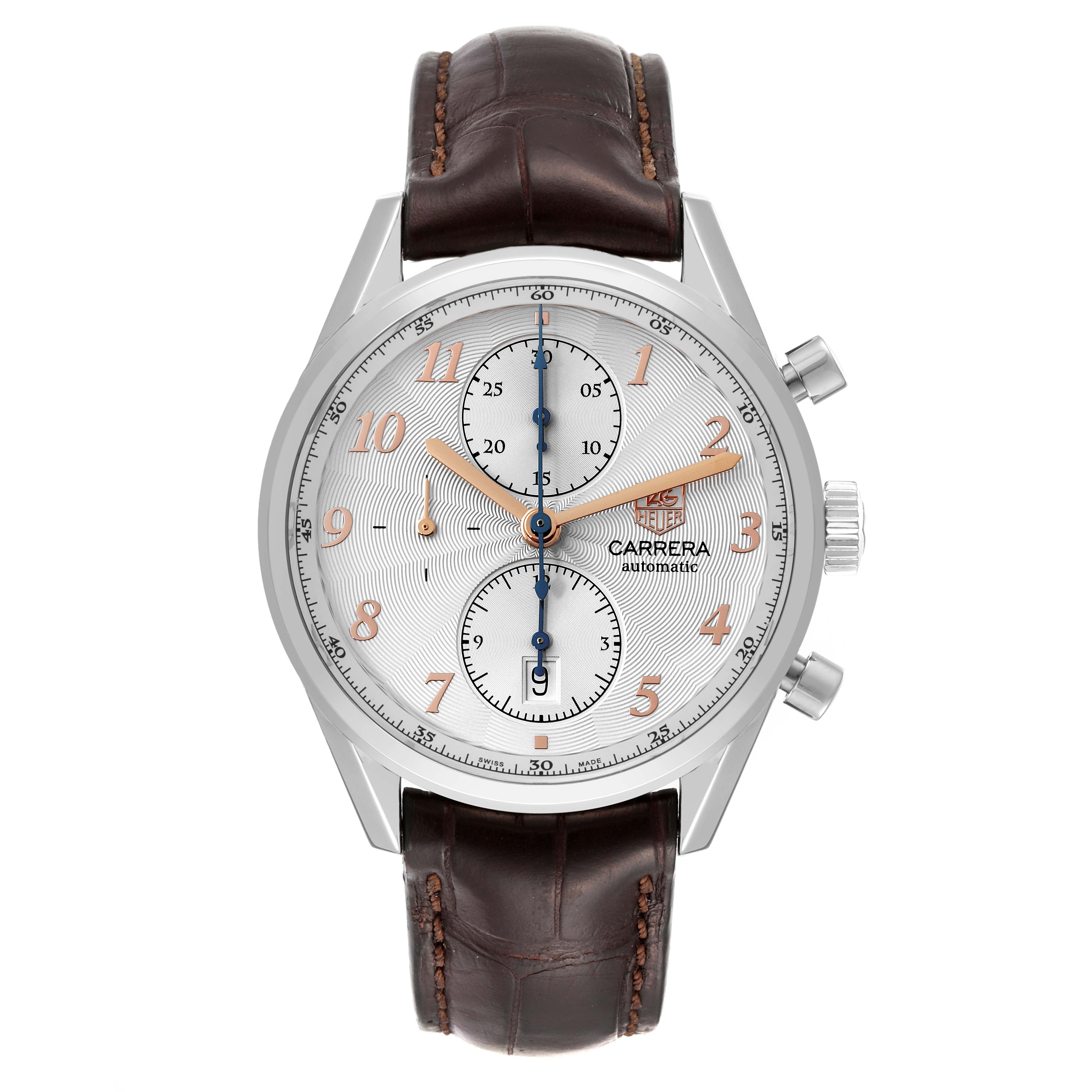 Tag Heuer Carrera Heritage Calibre 16 Steel Mens Watch CAS2112 ...