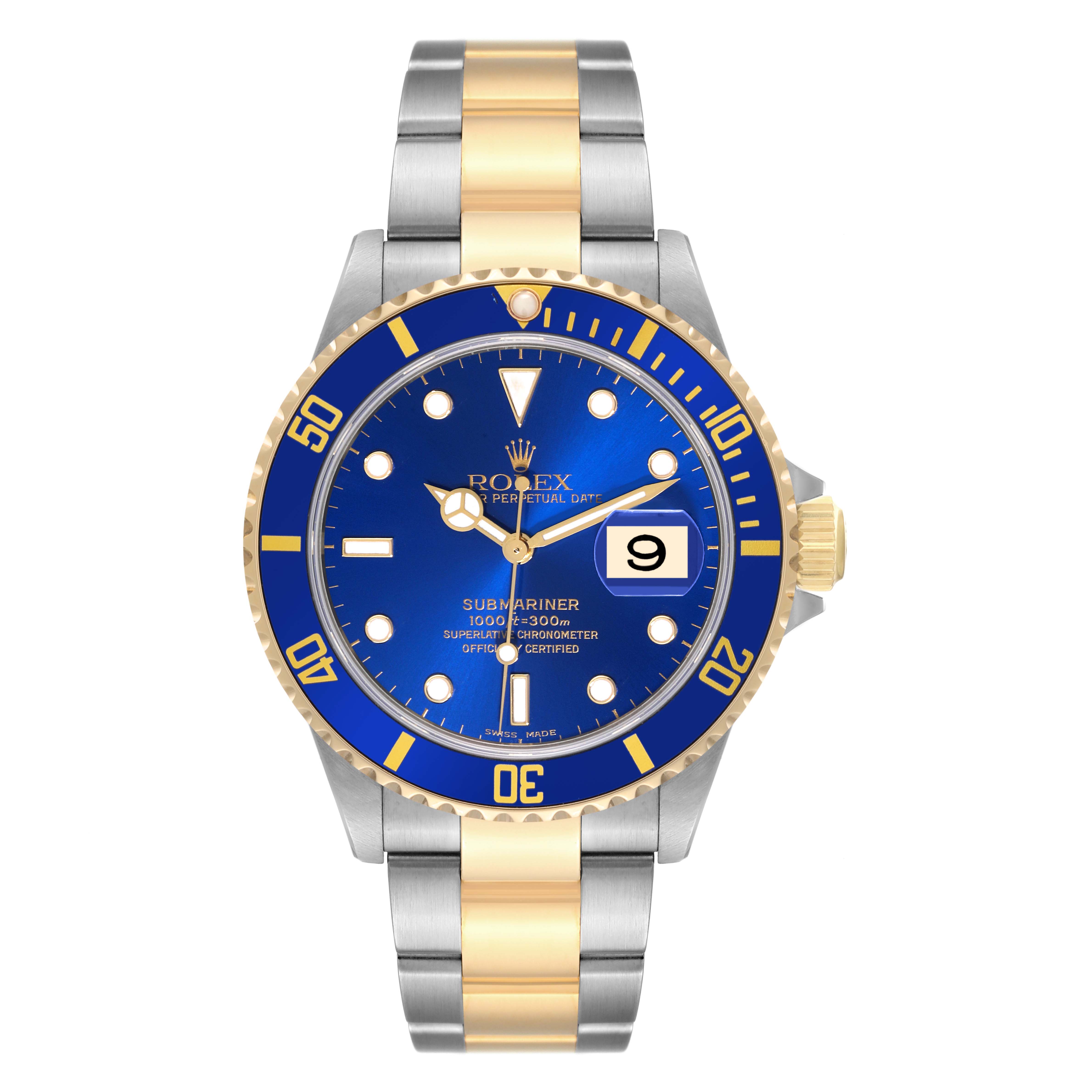 Rolex Submariner Steel and Gold (two tone) 16613 | Stock 55002 ...