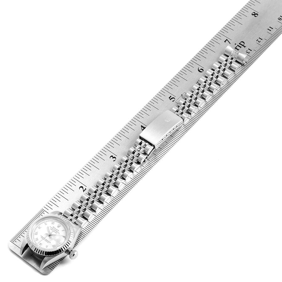 Rolex Datejust 26 Steel White Gold Roman Dial Ladies Watch 69174 ...