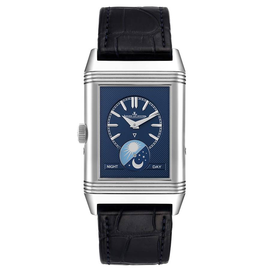 Jaeger LeCoultre Reverso Tribute Moon Watch 216.8.D3 Q3958420 Box Card ...