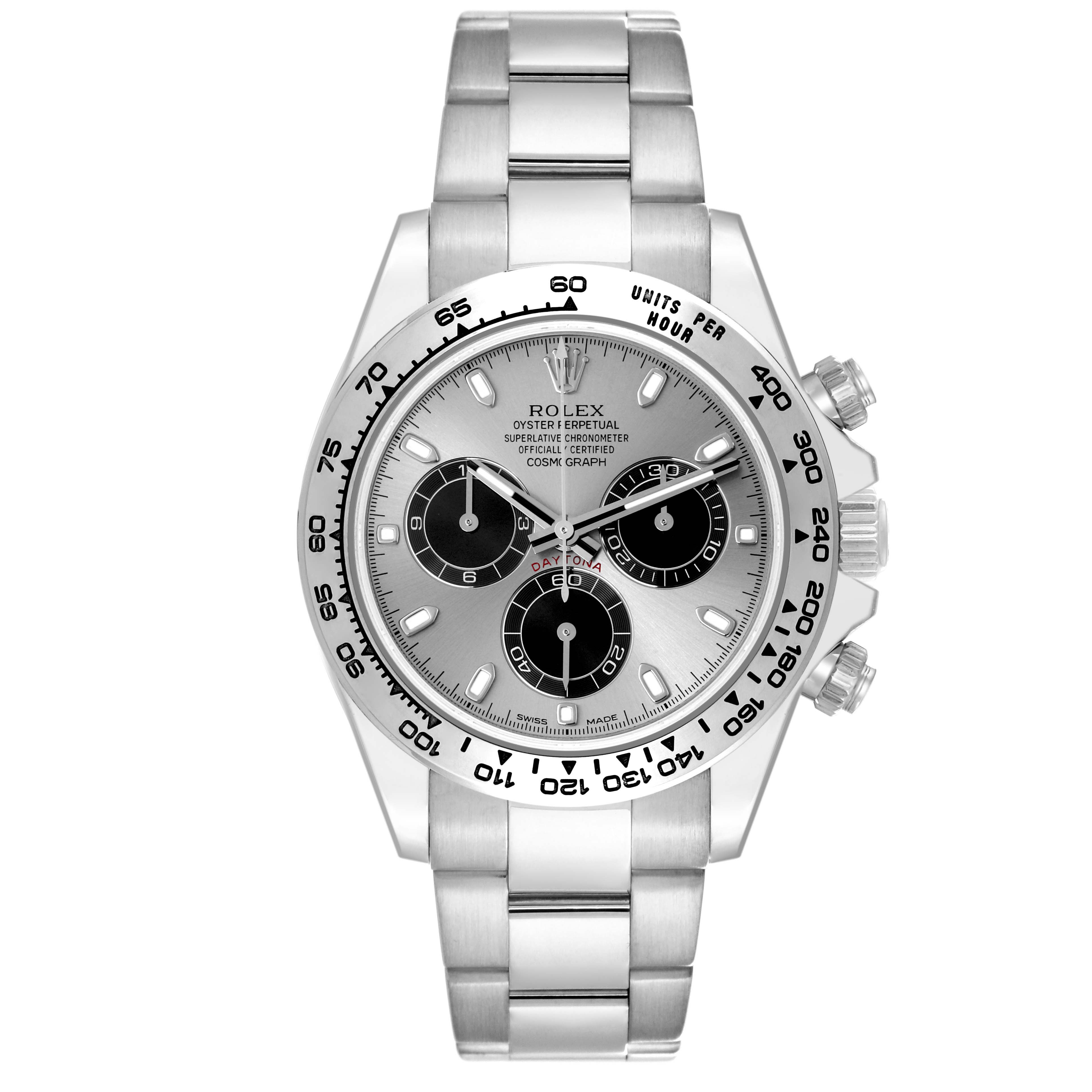 Rolex Daytona White Gold 116509 | Stock 64955 | SwissWatchExpo
