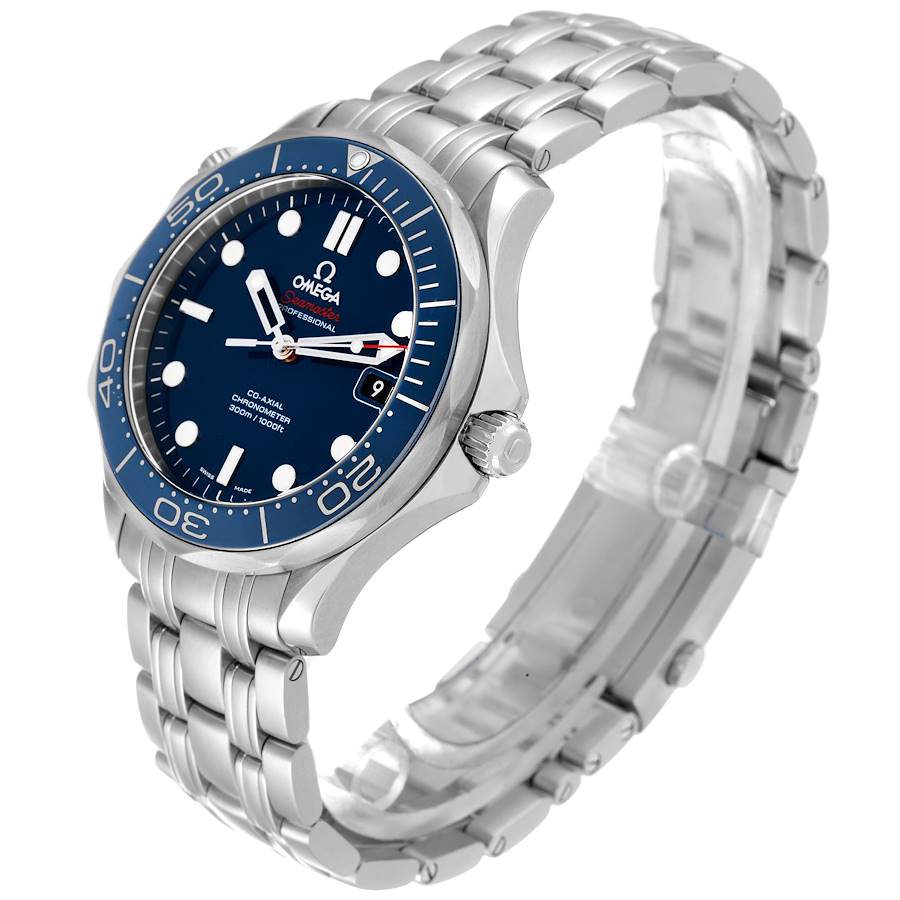 Omega Seamaster Diver 300M Co-Axial Steel Mens Watch 212.30.41.20.03 ...