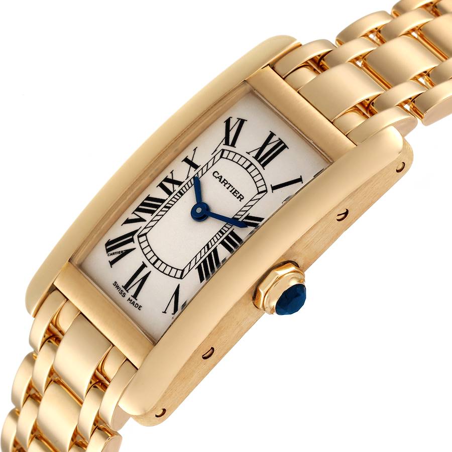 Cartier Tank Americaine Yellow Gold W26015K2 | SwissWatchExpo