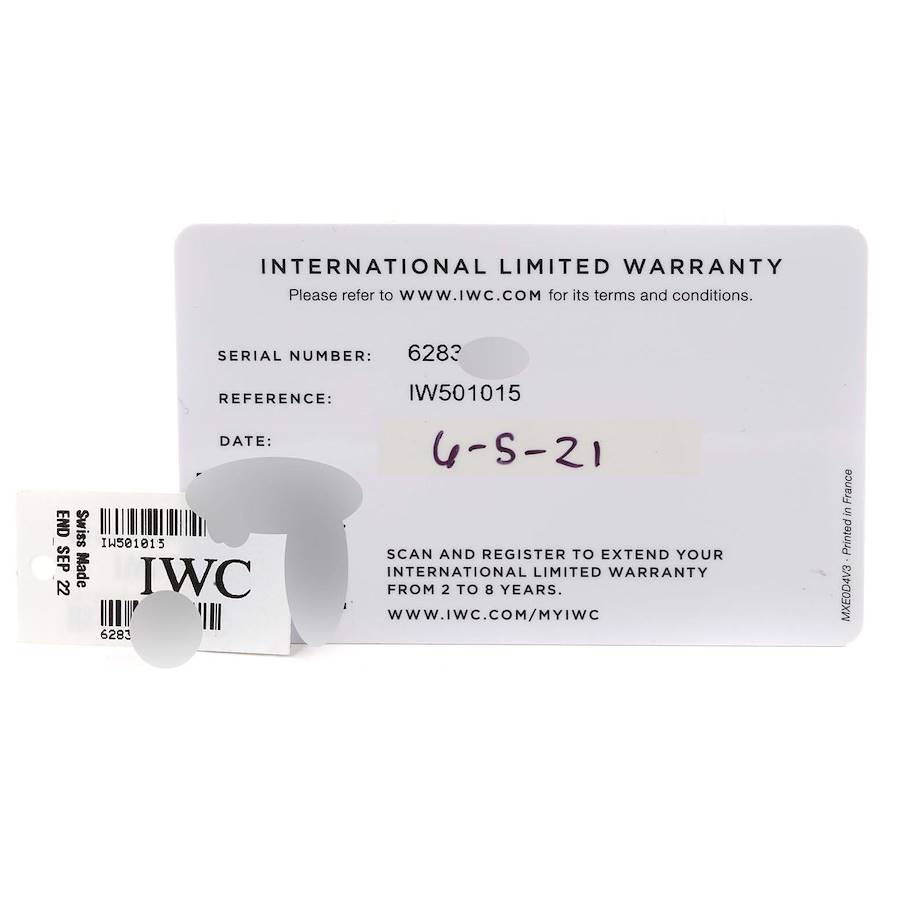 IWC Pilot Stainless Steel IW501015 | Stock 56222 | SwissWatchExpo