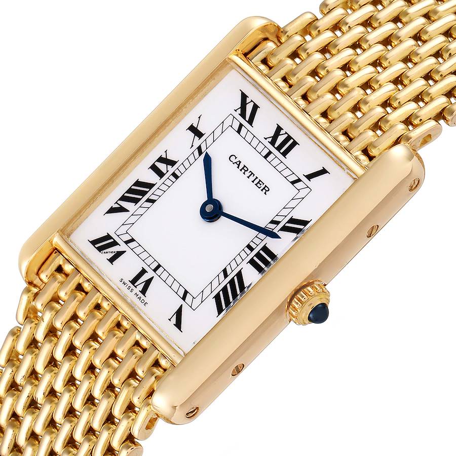 Cartier Tank Classic Yellow Gold | Stock 37176 | SwissWatchExpo