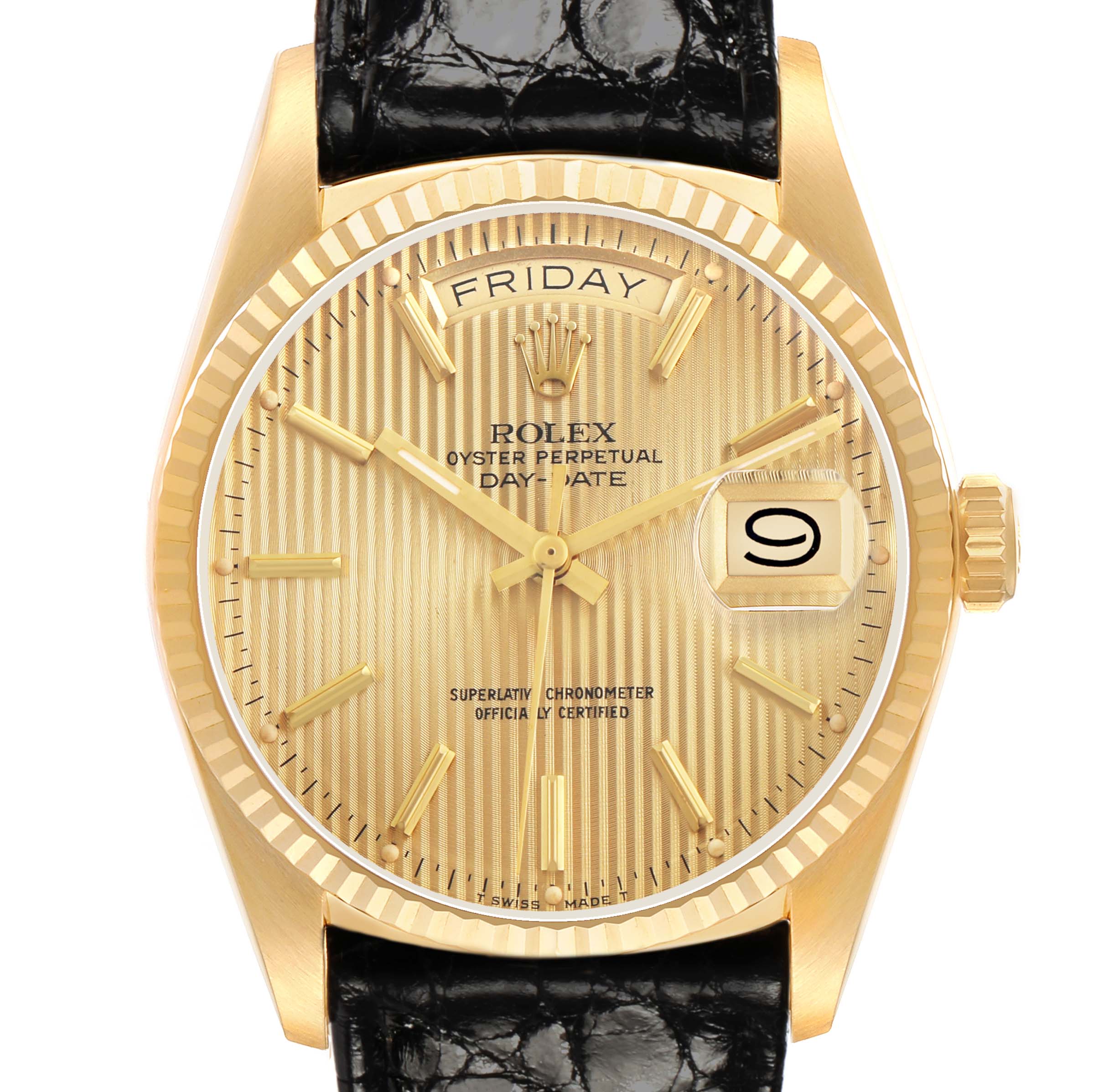 Rolex President Yellow Gold 18038 | Stock 73914 | SwissWatchExpo