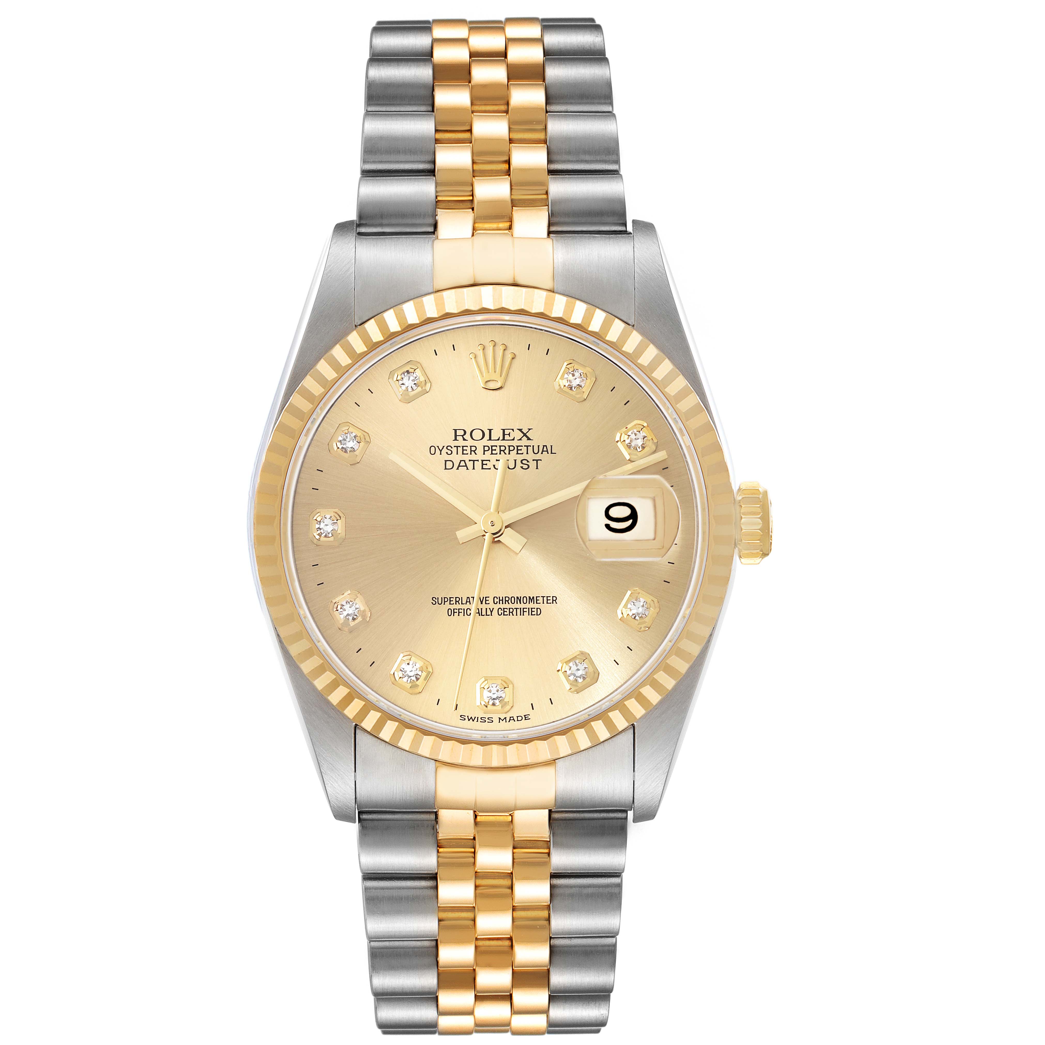 Rolex Datejust Steel and Gold (two tone) 16233 | Stock 56629 | SwissWatchExpo