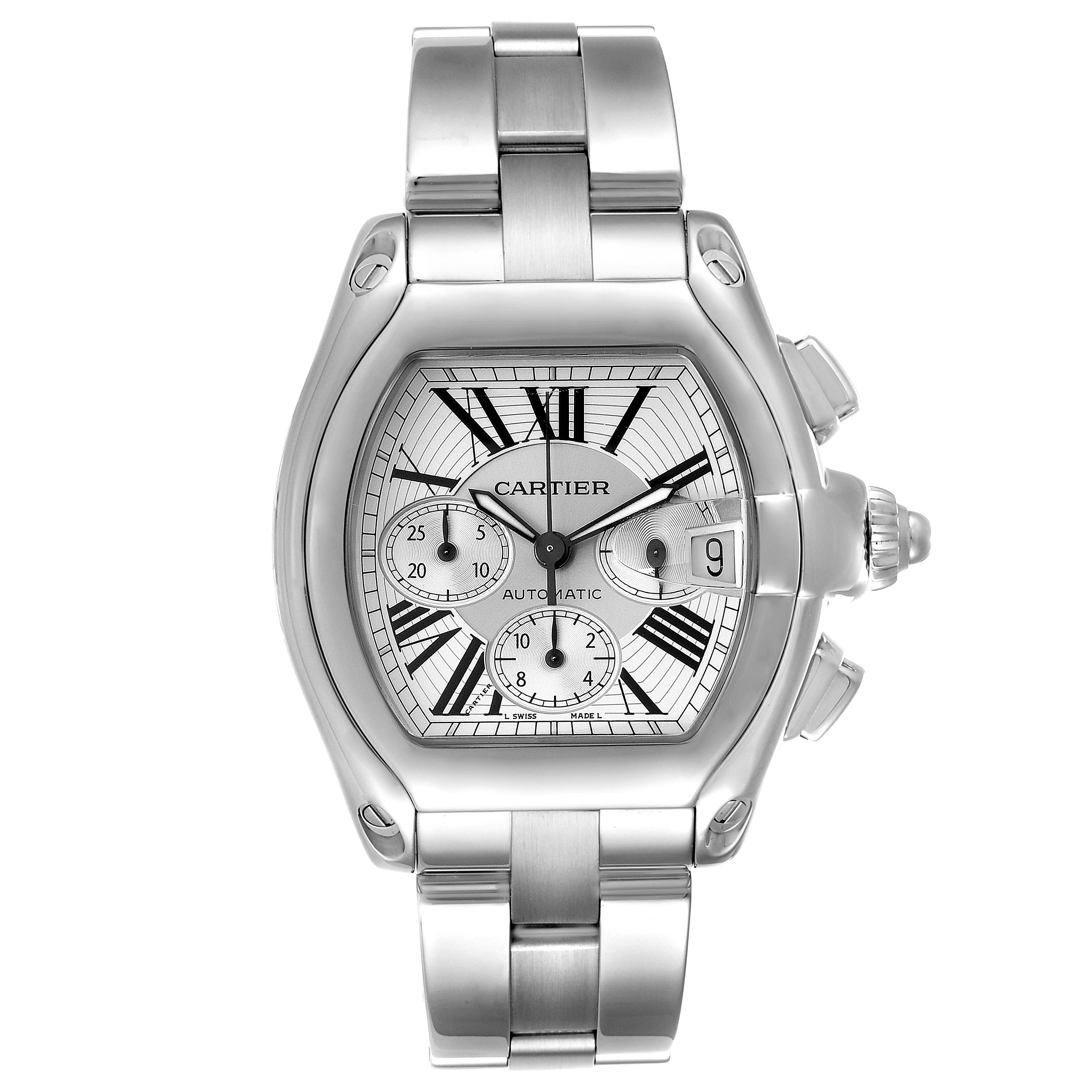 Cartier Roadster Stainless Steel W62019X6 | Stock 30004 | SwissWatchExpo