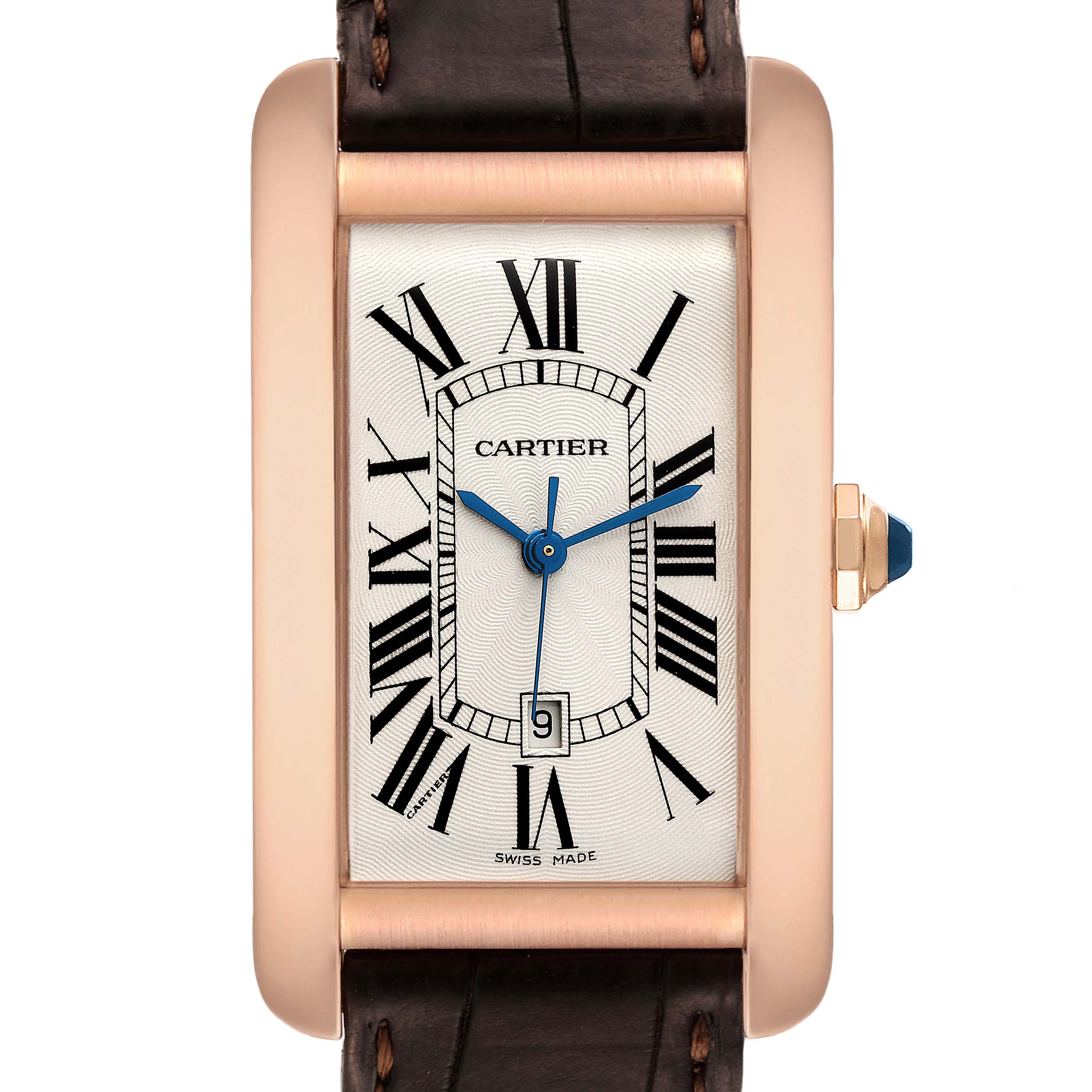 Cartier Tank Americaine Rose Gold W2609156 | Stock 47638 | SwissWatchExpo