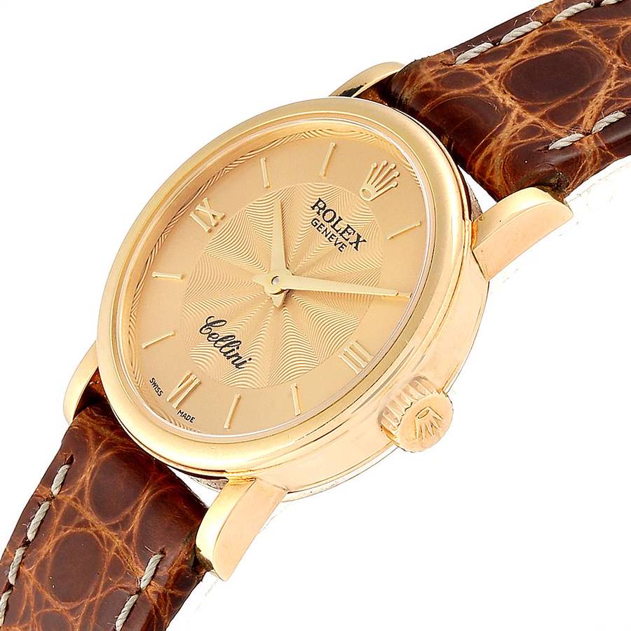 Rolex Cellini Yellow Gold 6110 | Stock 24146 | SwissWatchExpo