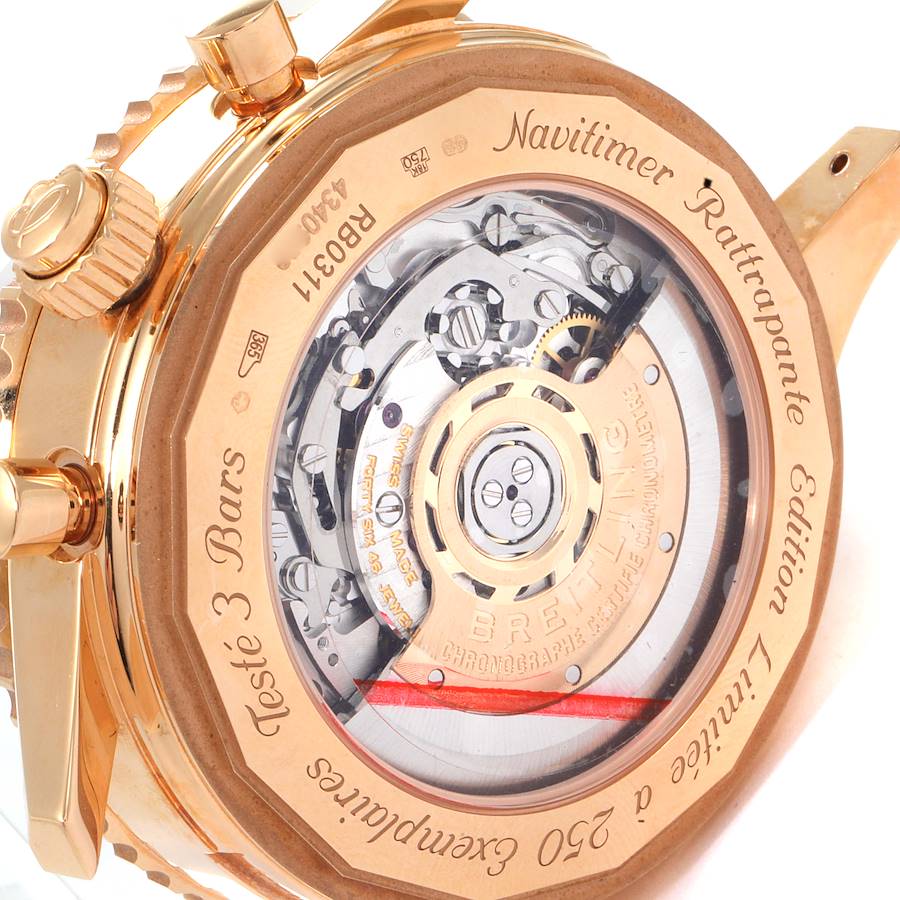 Breitling Navitimer Rose Gold RB031121/Q619-252S | Stock 38962 ...