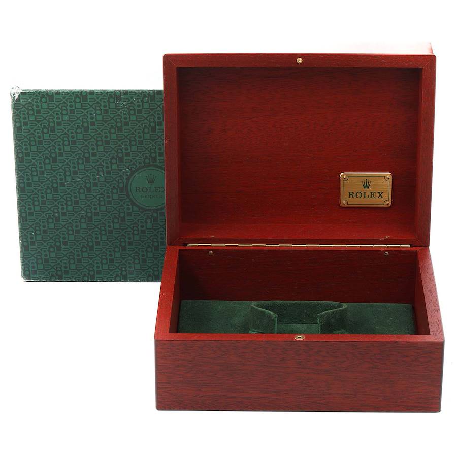 Rolex Daytona Steel 18K Yellow Gold Diamond Dial Mens Watch 16523 Box ...