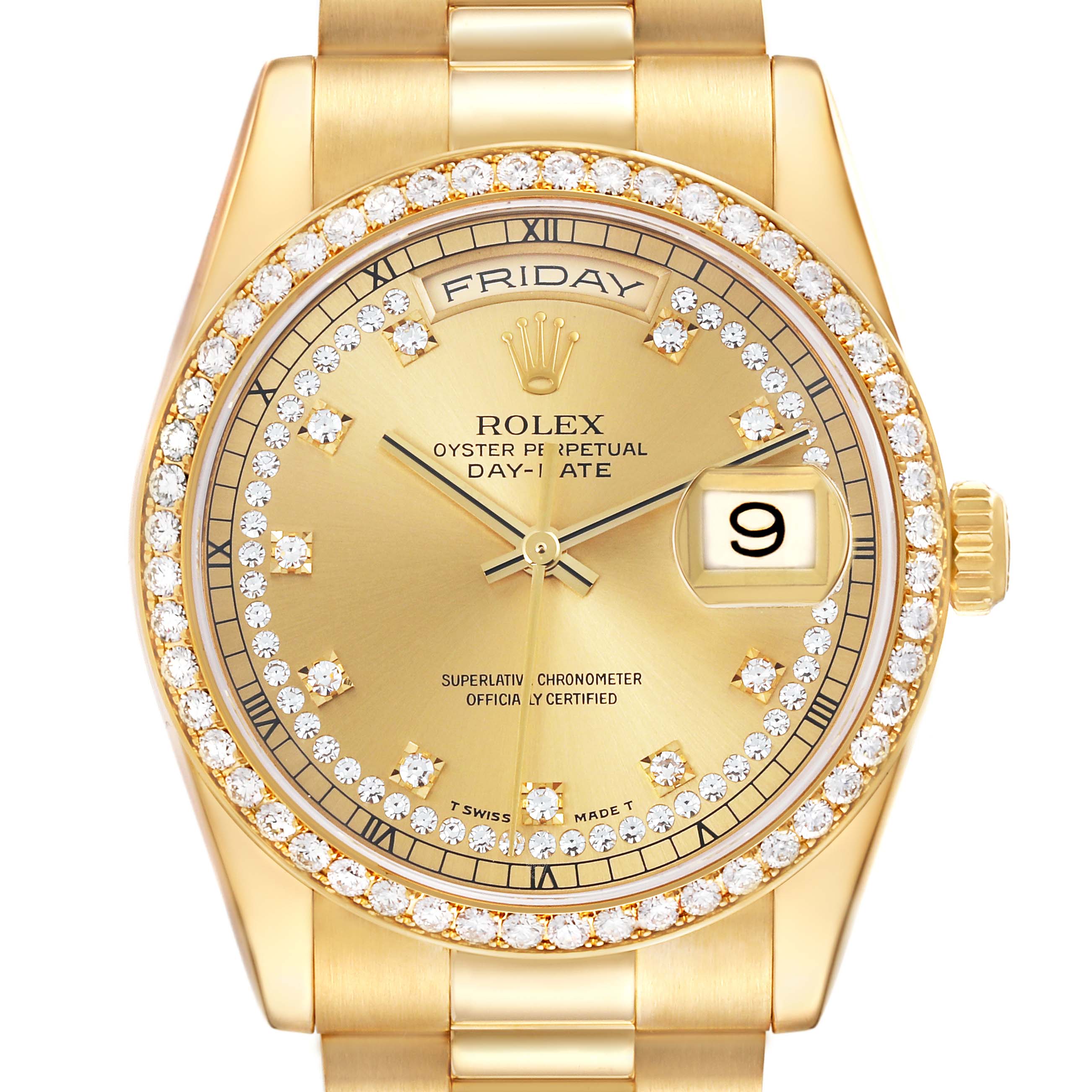 Rolex President Yellow Gold 118348 | Stock 67219 | SwissWatchExpo