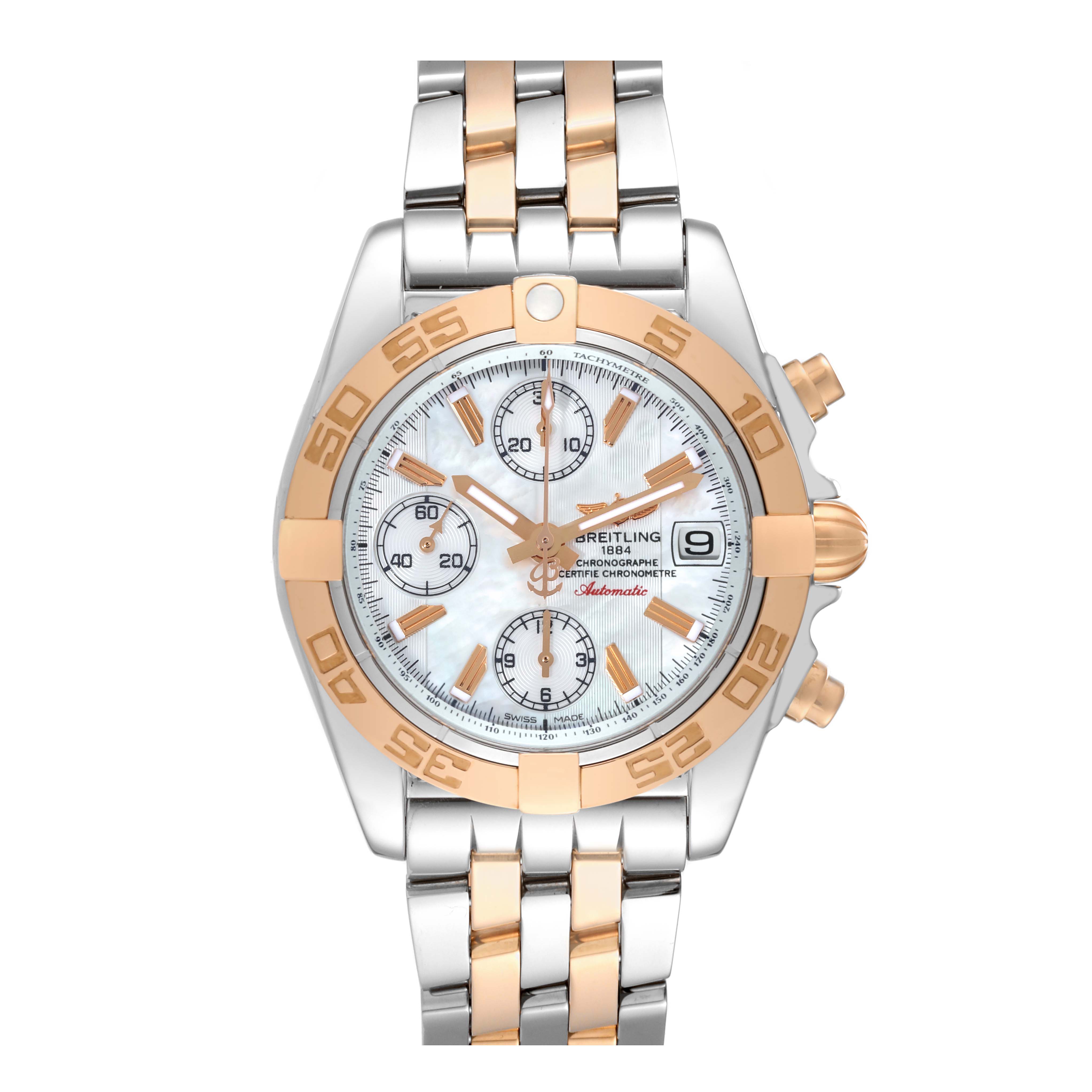 Breitling Galactic Steel and Gold (two tone) C13358L2/A686/366C | Stock ...