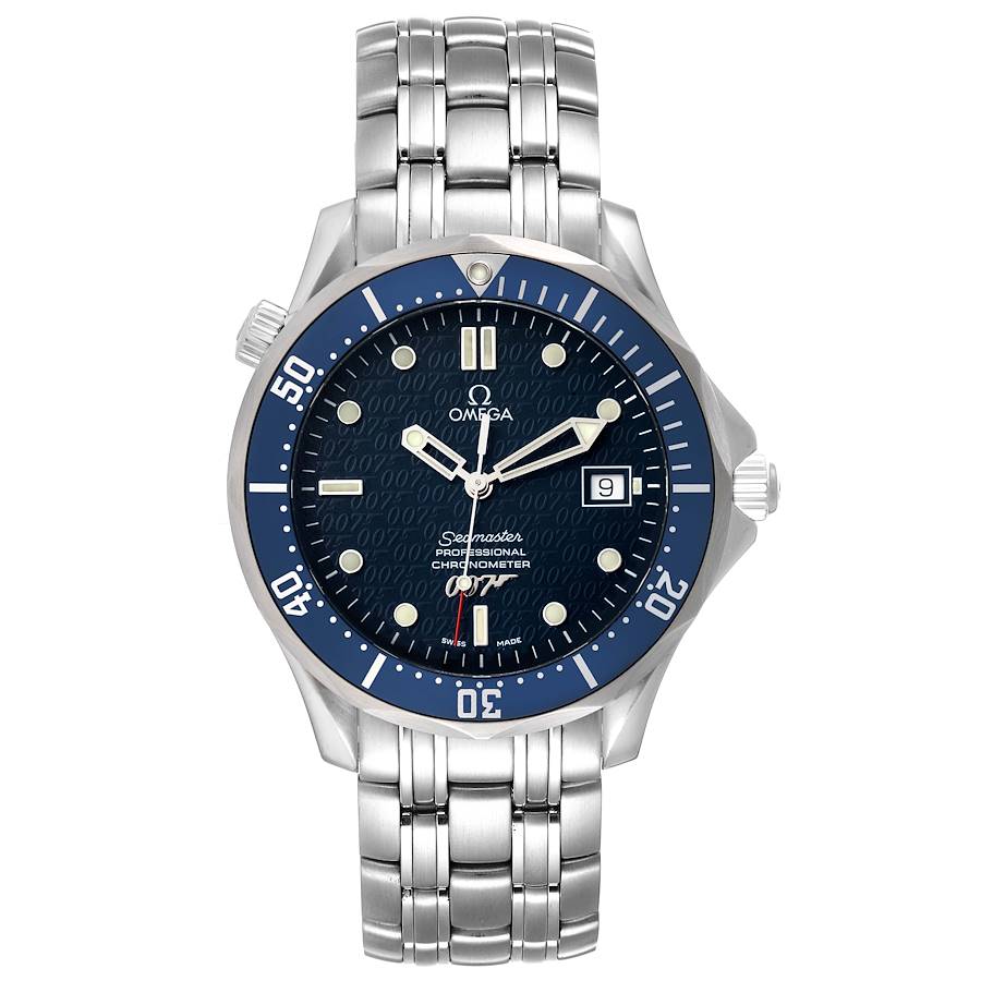 Omega Seamaster 40 Years James Bond Blue Dial Watch 2537.80.00 ...