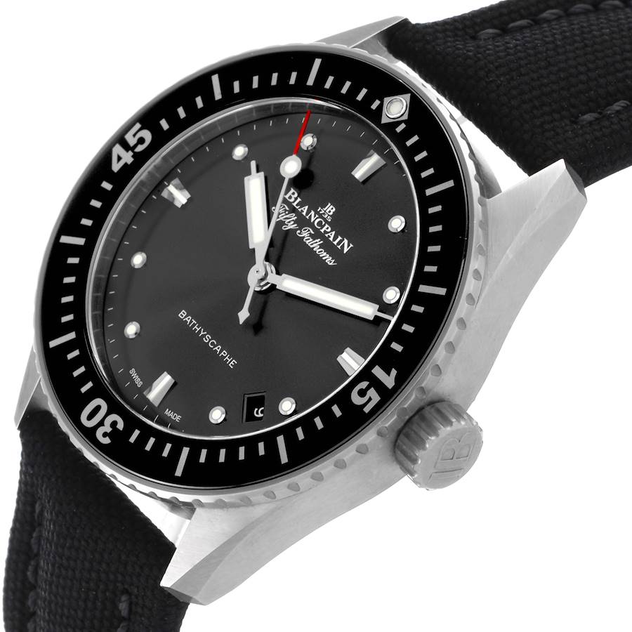 Buy Blancpain Fifty Fathoms Stainless Steel 5100B-1110-B52A ...