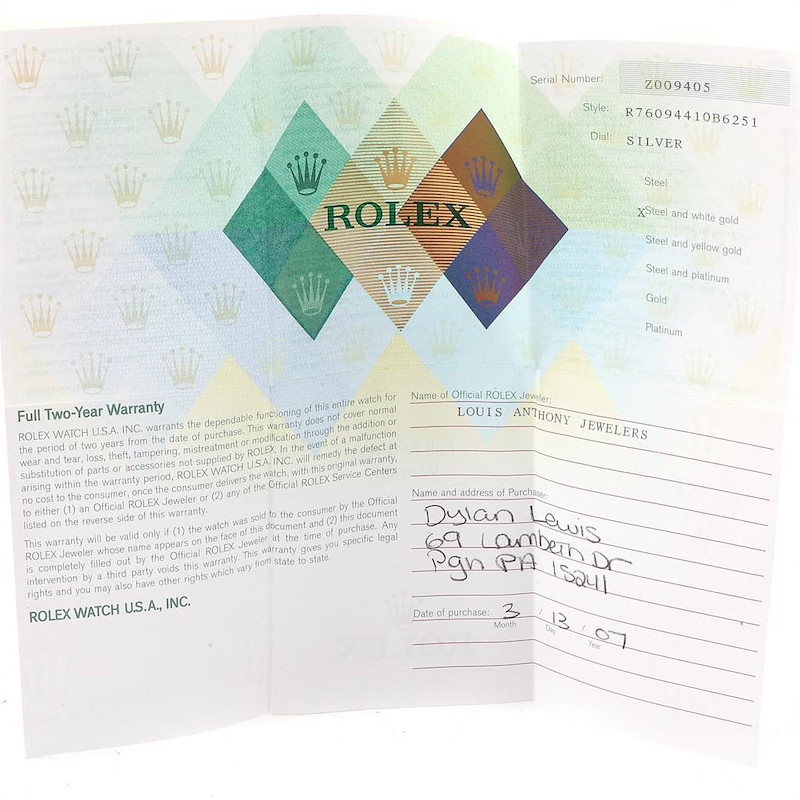 Rolex Oyster Perpetual Stainless Steel 76094 | Stock 25493 | SwissWatchExpo