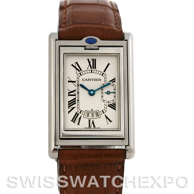 Cartier Tank Basculante Stainless Steel | Stock 2698 | SwissWatchExpo