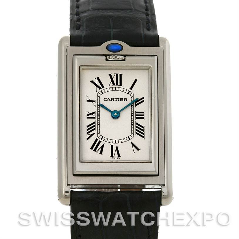 Cartier Tank Basculante Stainless Steel | Stock 4454 | SwissWatchExpo