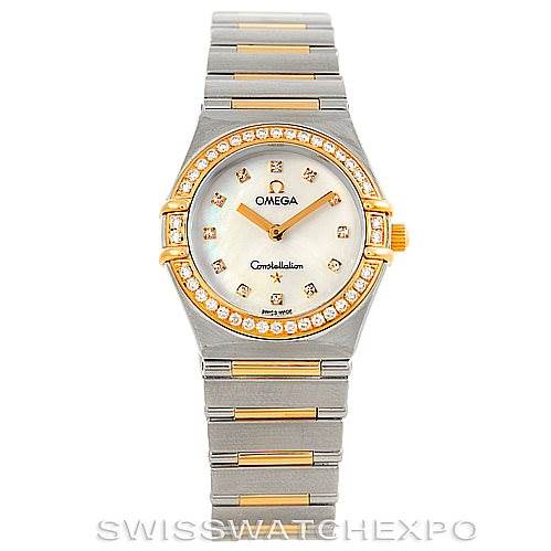 Omega Constellation My Choice Steel and Gold Diamond Watch 1376.75.00 ...