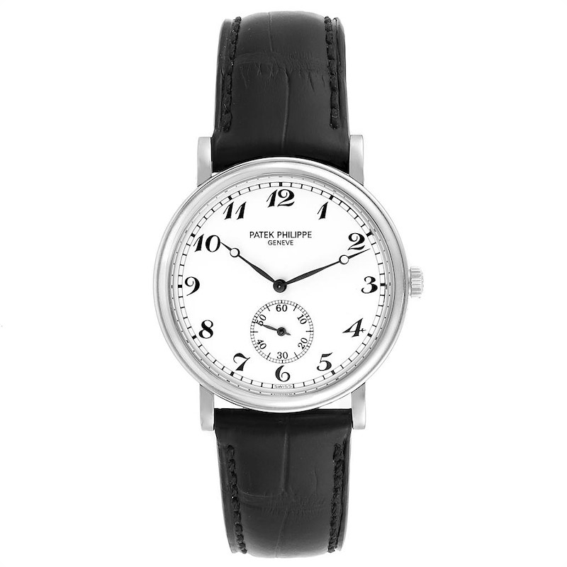 Patek Philippe Calatrava Officier Platinum Mens Watch 5022 Box Papers ...