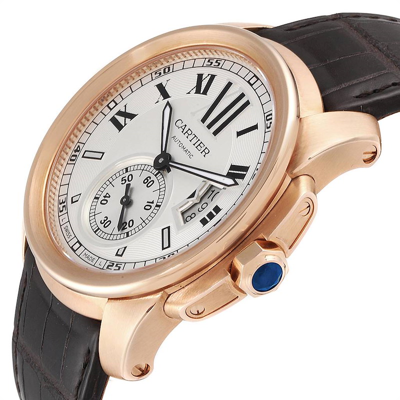 Cartier Calibre de Cartier Rose Gold W7100009 | Stock 25550 ...