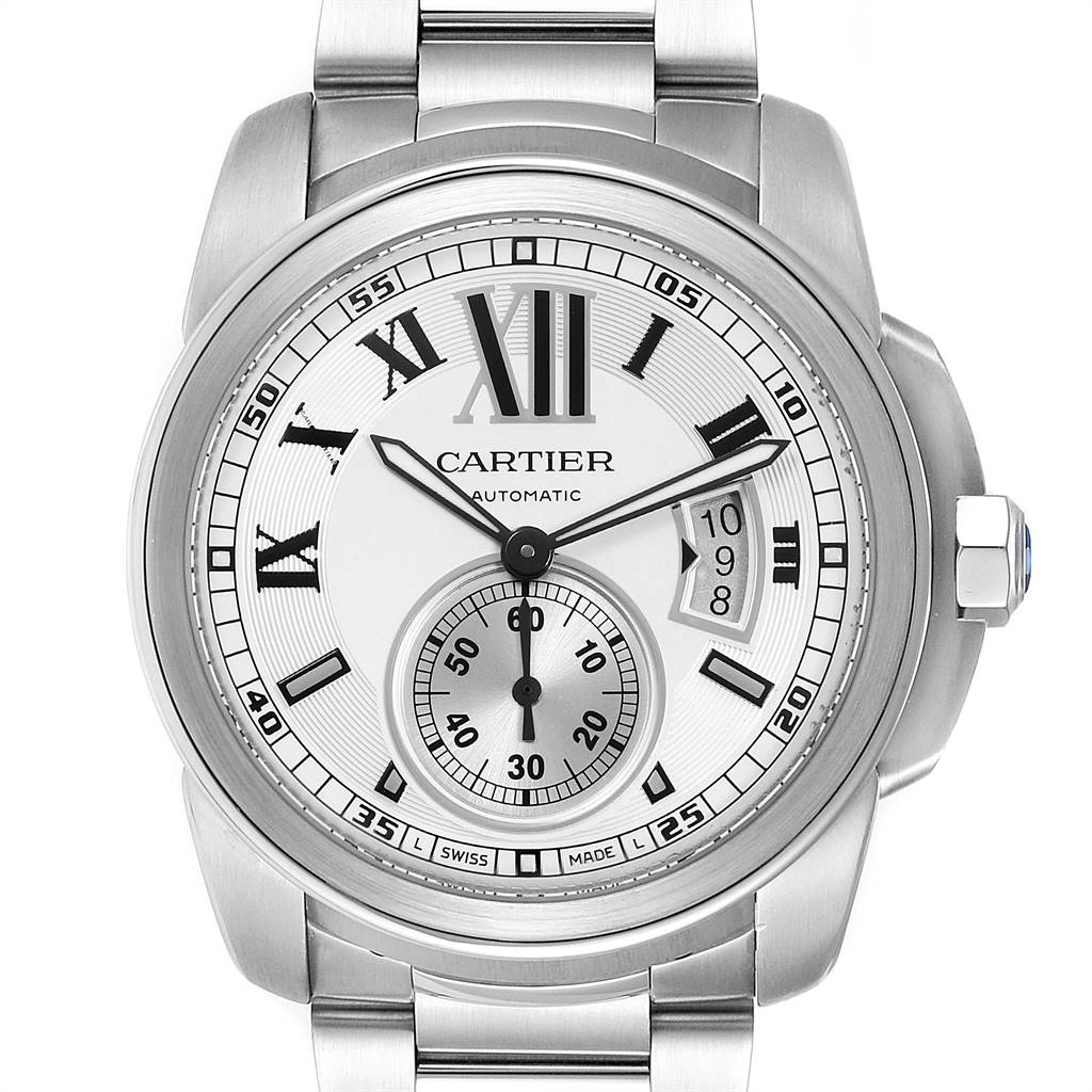 Cartier Calibre de Cartier Stainless Steel W7100015 | Stock 26683 ...