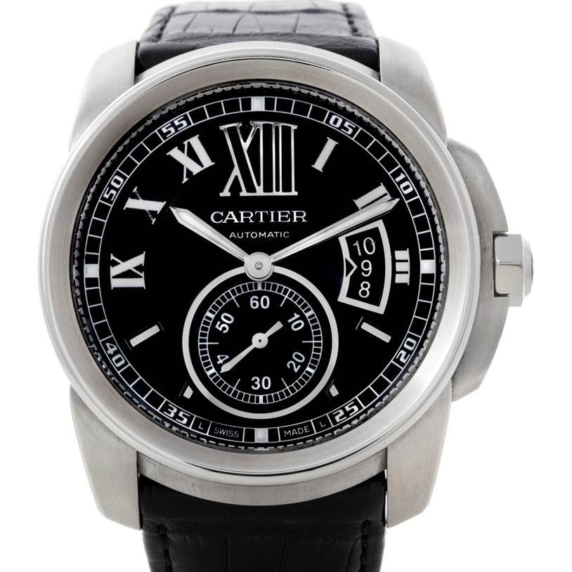 Cartier Calibre de Cartier Stainless Steel W7100014 | Stock 8520 ...