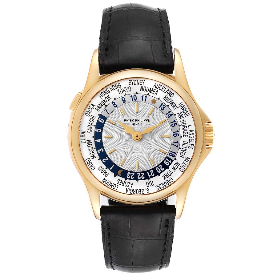 Patek Philippe World Time Complications Yellow Gold Mens Watch 5110J ...