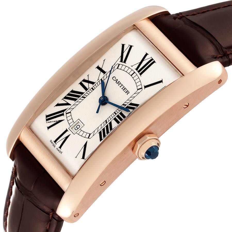 Buy Cartier Tank Americaine Rose Gold W2609156 | SwissWatchExpo
