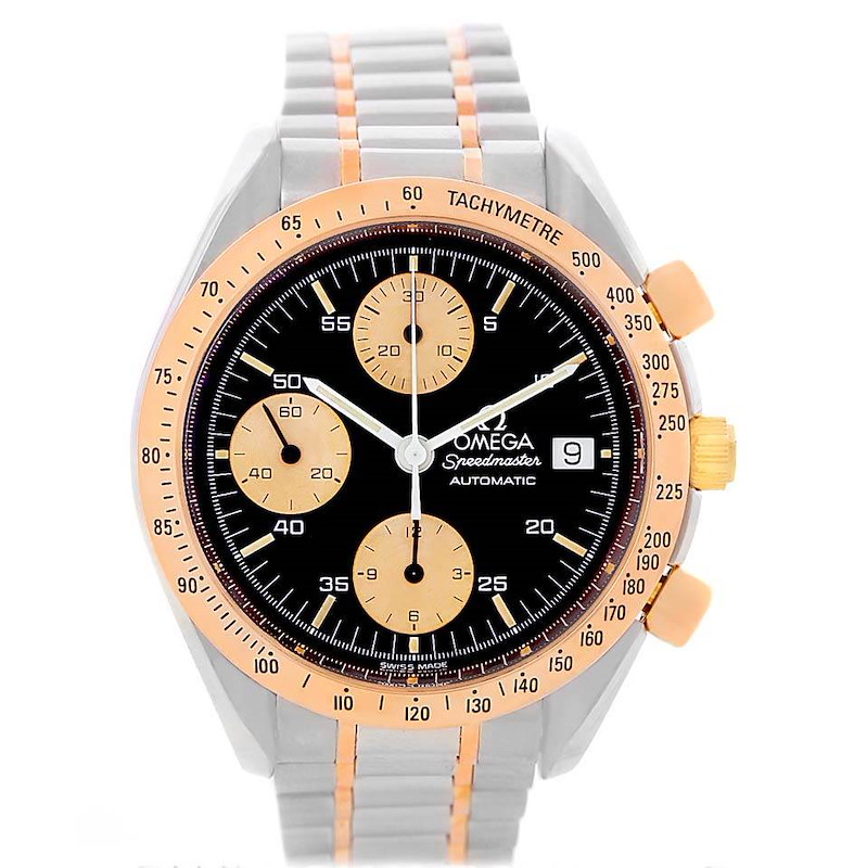 Omega Speedmaster Steel Rose Gold Automatic Watch 3716.50.00 ...