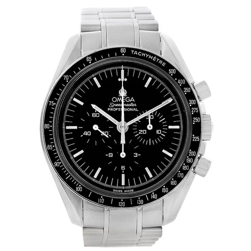 Omega Speedmaster 42mm Steel Chronograph Moon Watch 3570.50.00 ...