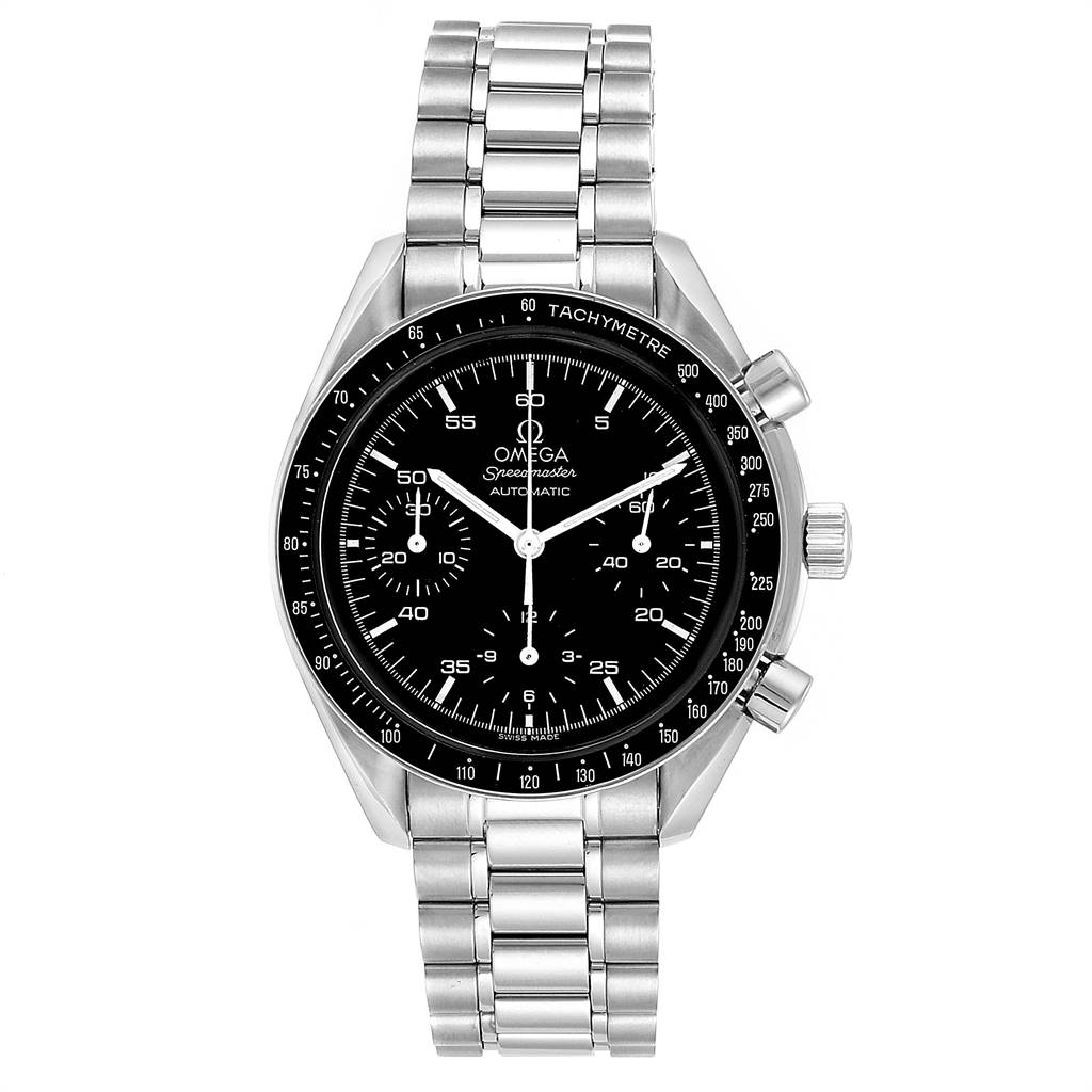 Omega Speedmaster Reduced Black Dial Automatic Mens Watch 3510.50.00 ...