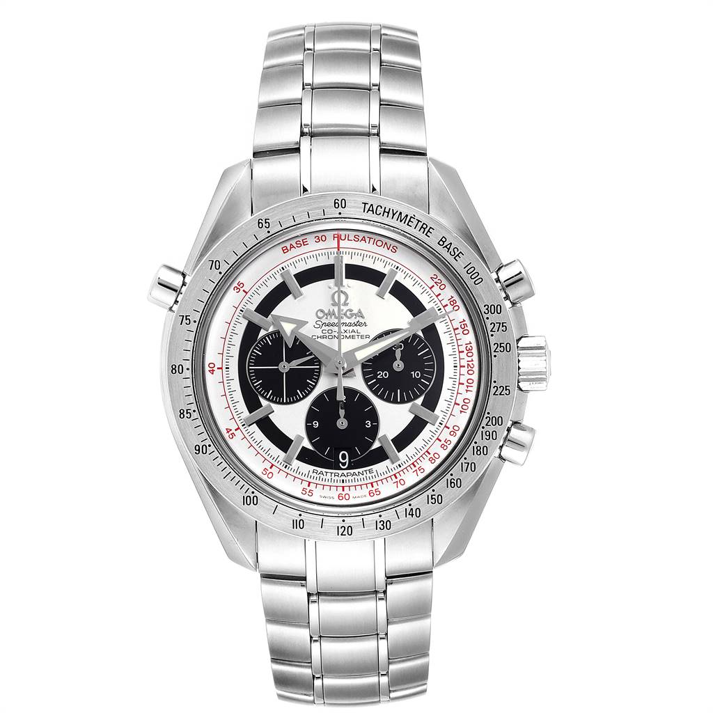 Omega Speedmaster Co-Axial Rattrapante Broad Arrow Watch 3582.31 Card ...