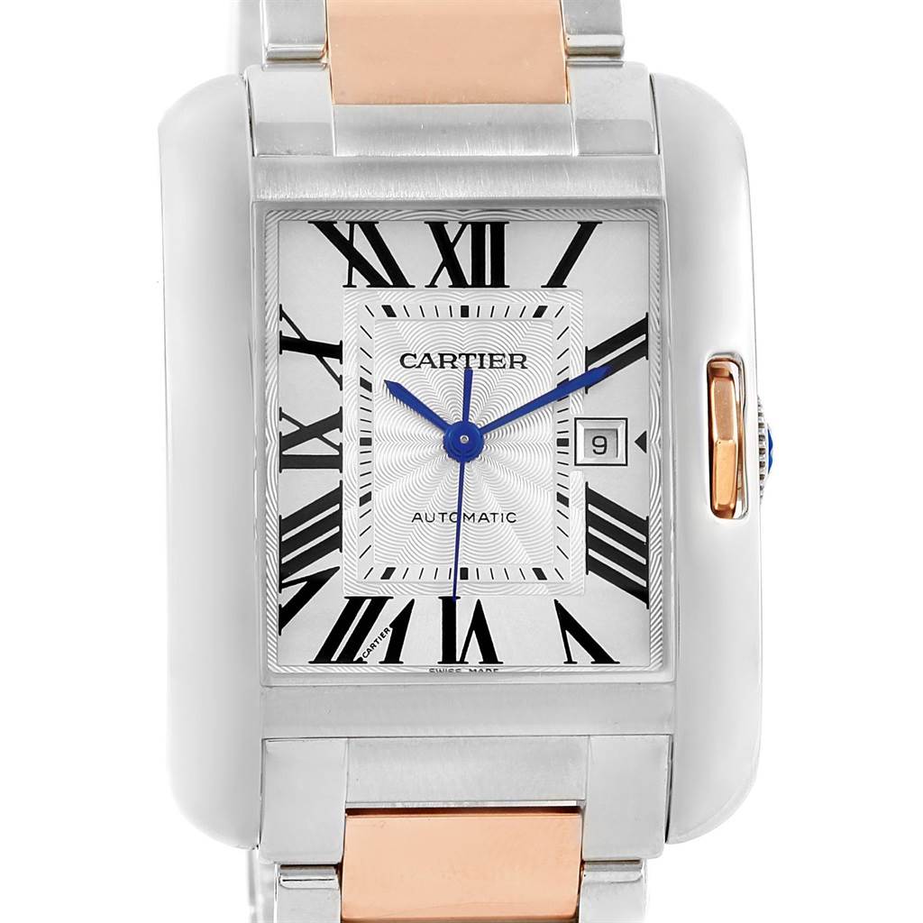 Cartier Tank Anglaise Steel and Gold (two tone) W5310007 | Stock 19777 ...