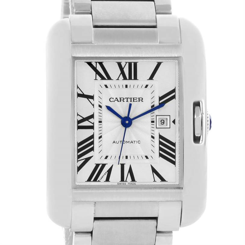 Cartier Tank Anglaise Stainless Steel W5310009 | Stock 12451 ...