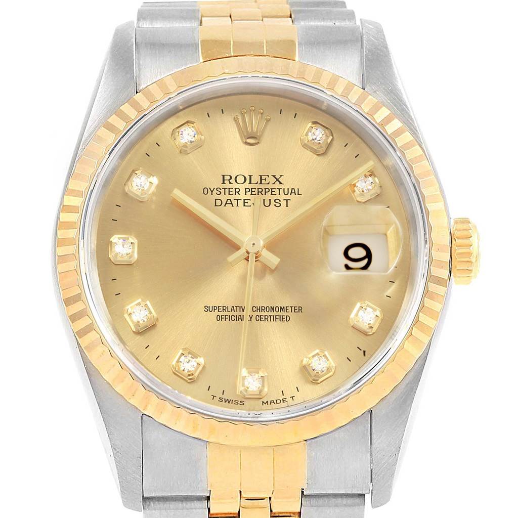 Rolex Datejust Steel and Gold (two tone) 16233 | Stock 19158 ...