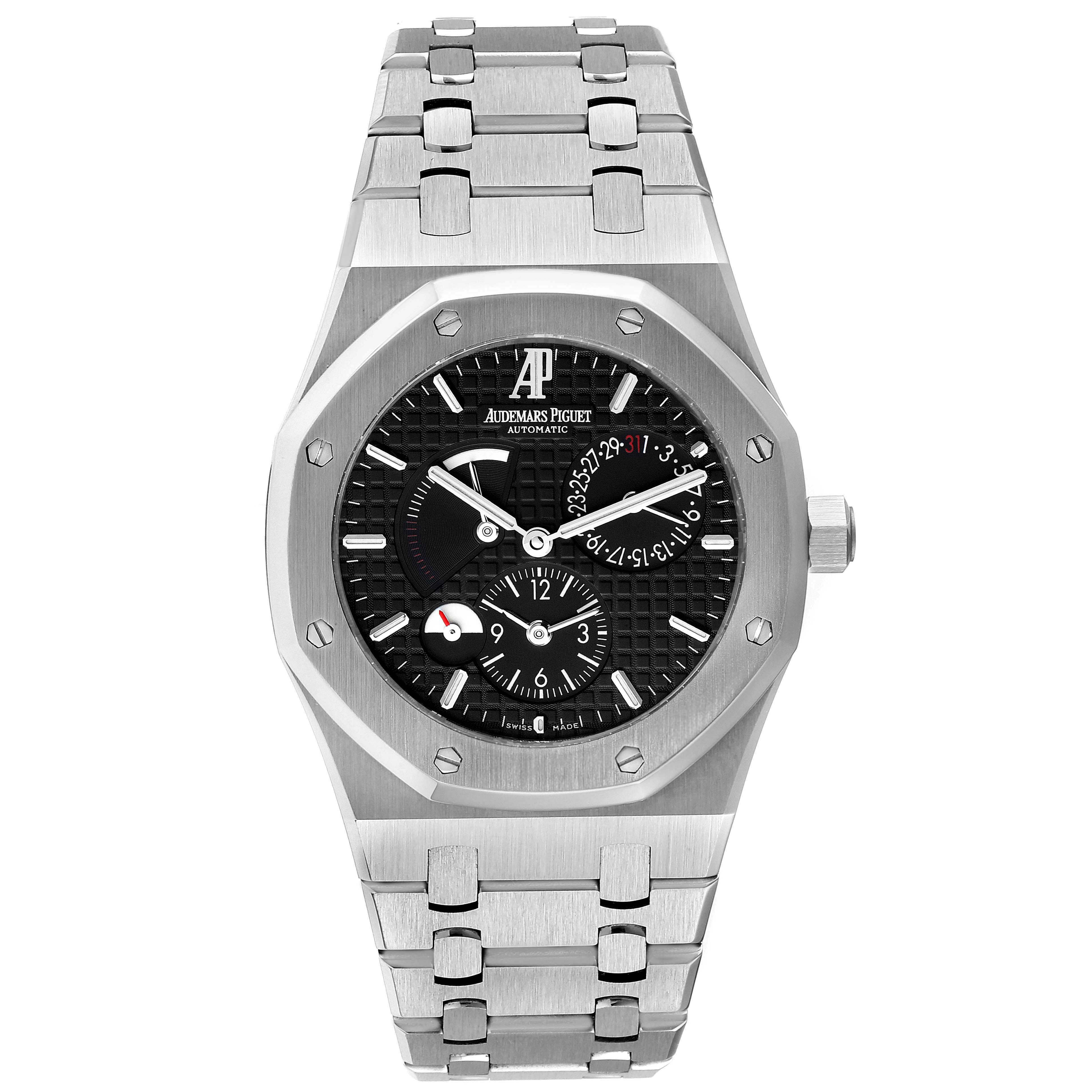 Audemars Piguet Royal Oak Dual Time Power Reserve Mens Watch 26120ST ...