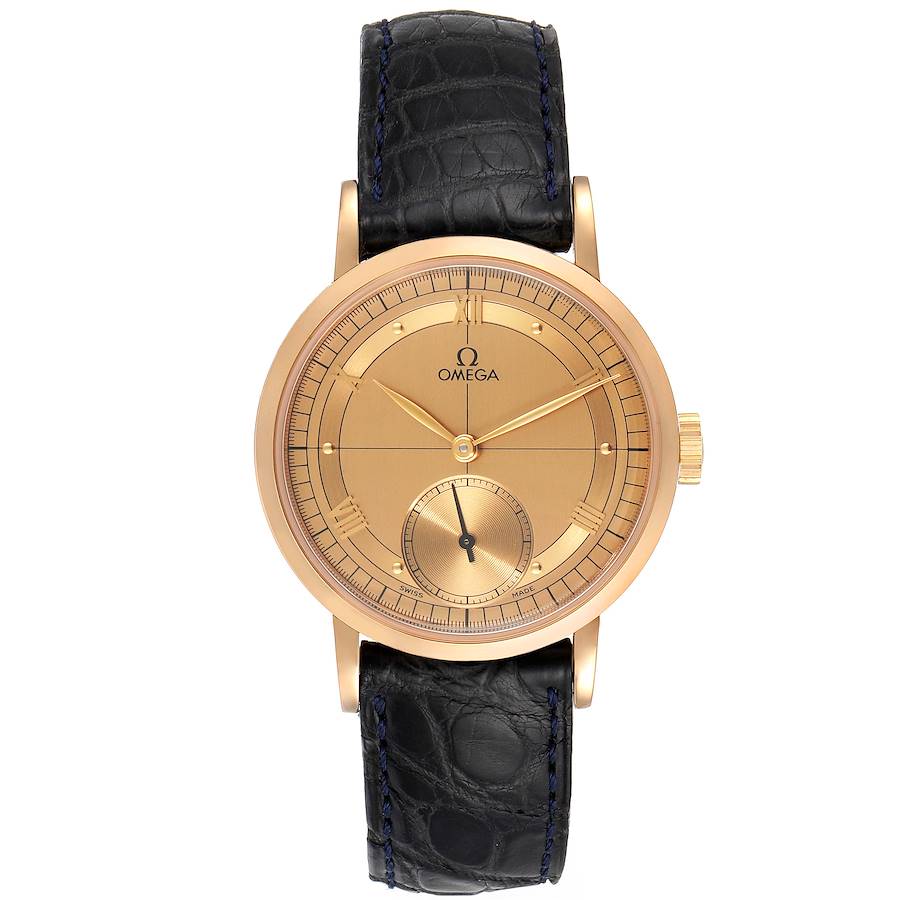 Omega Renaissance 1894 18k Rose Gold Limited Edition Mens Watch 5950.30 ...