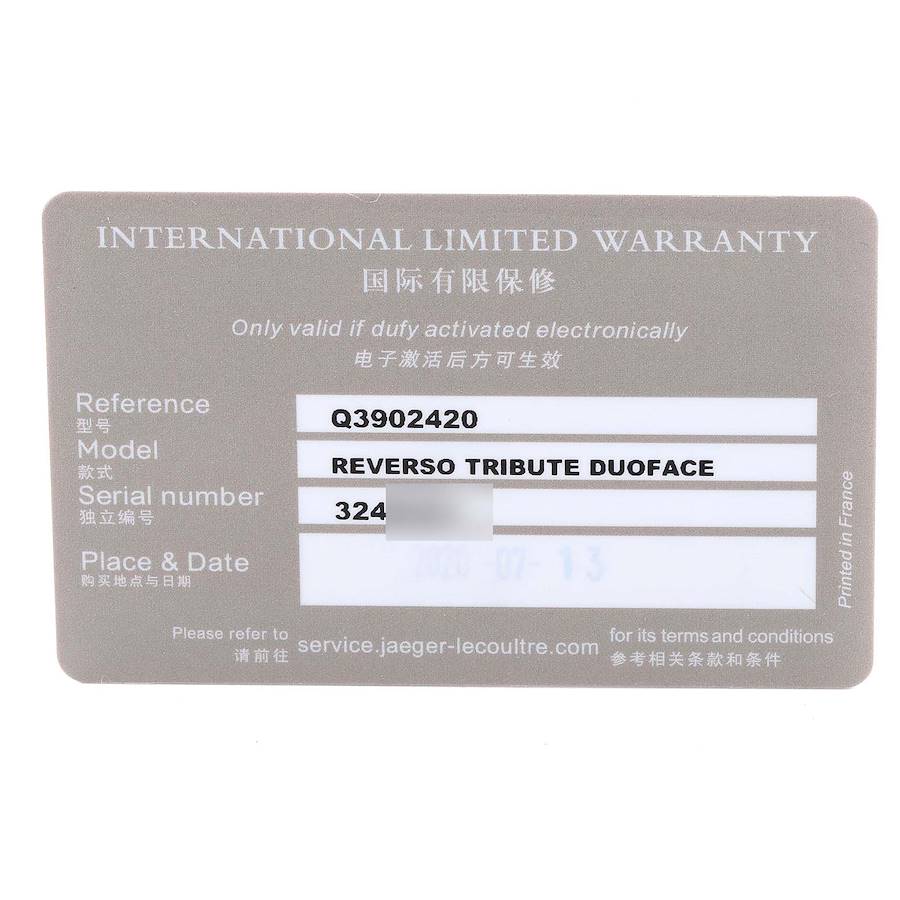 Jaeger LeCoultre Reverso Rose Gold Q3902420 | Stock 50292 | SwissWatchExpo