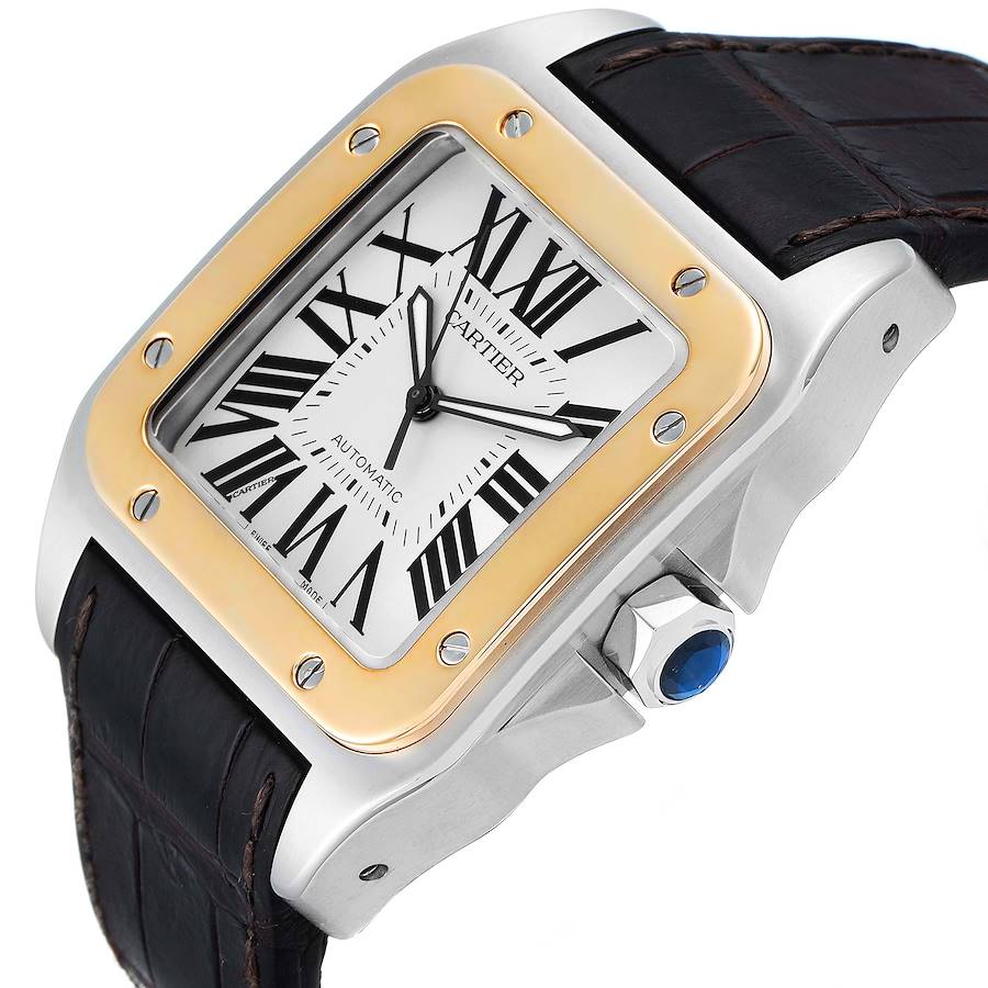 Cartier Santos Steel and Gold (two tone) W20072X7 | Stock 32360 ...